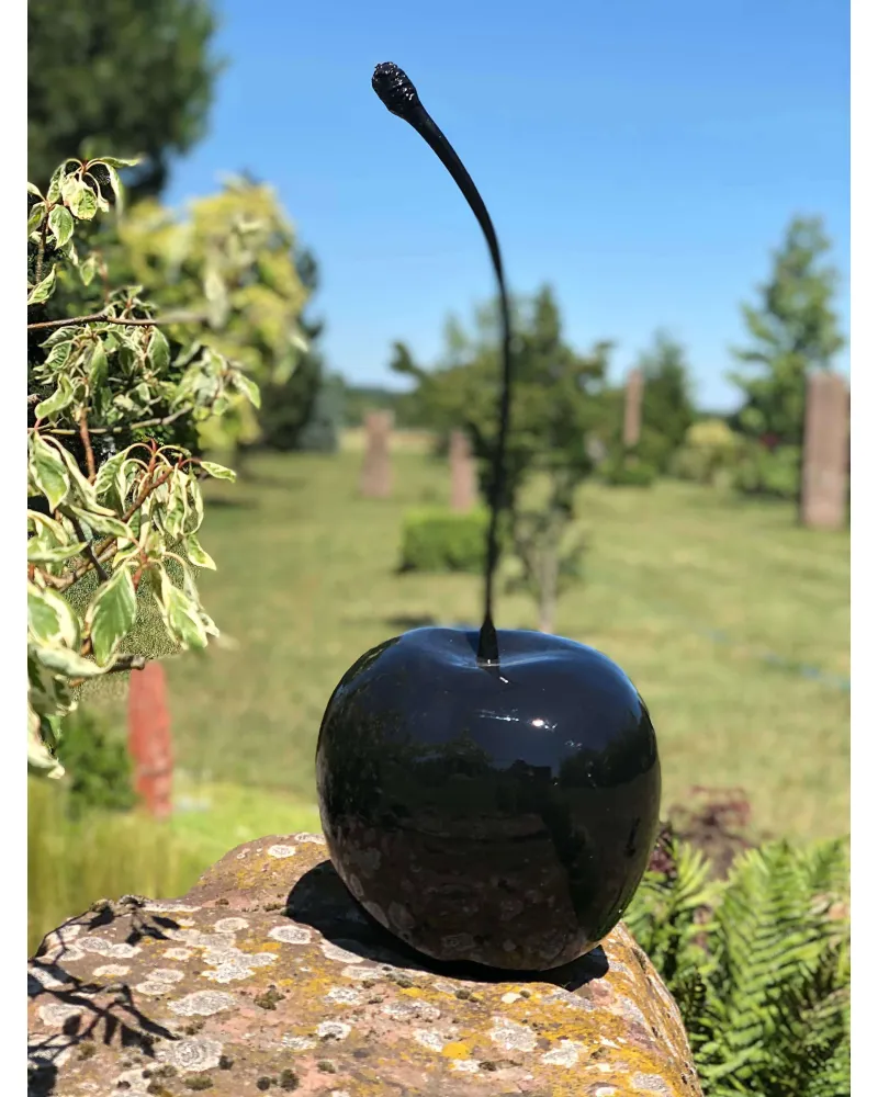 Decorative statue of a giant Cherry, color of your choice Color Black ...