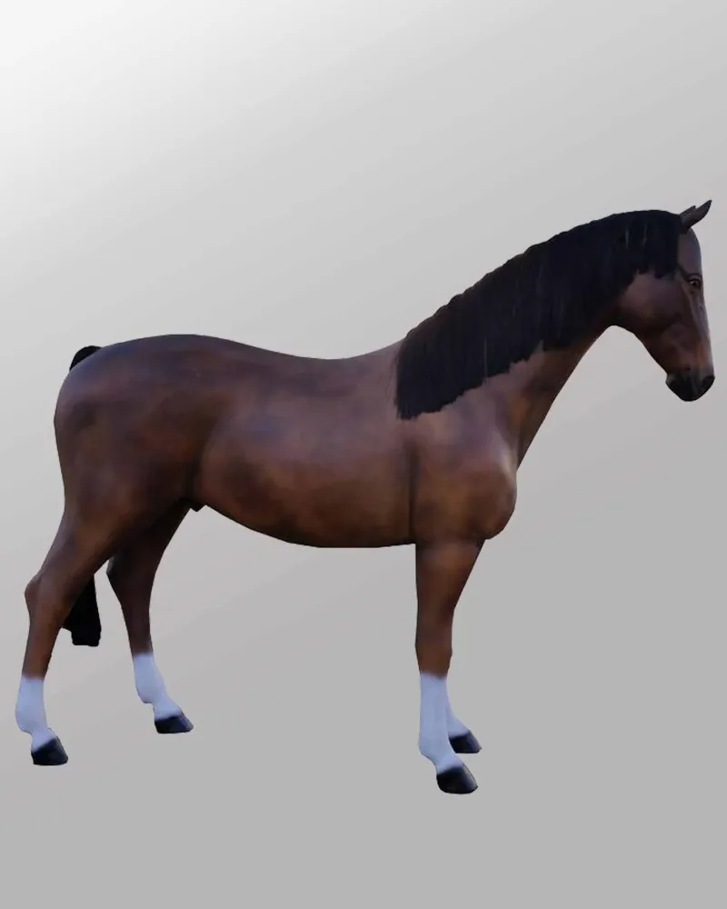 Animaux en résine - Cheval Cheval à taille réelle - Déco et Artisanat