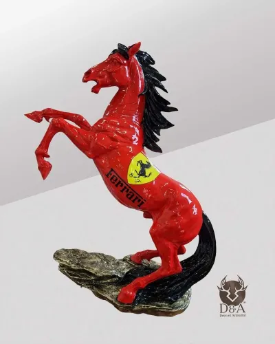 Contemporary Resin Animals | Ferrari Prancing Horse Statue - Déco et ...