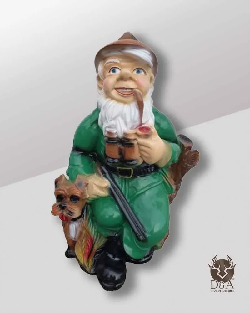 Statue Nain de jardin chasseur, le cadeau idéal pour votre jardin ...